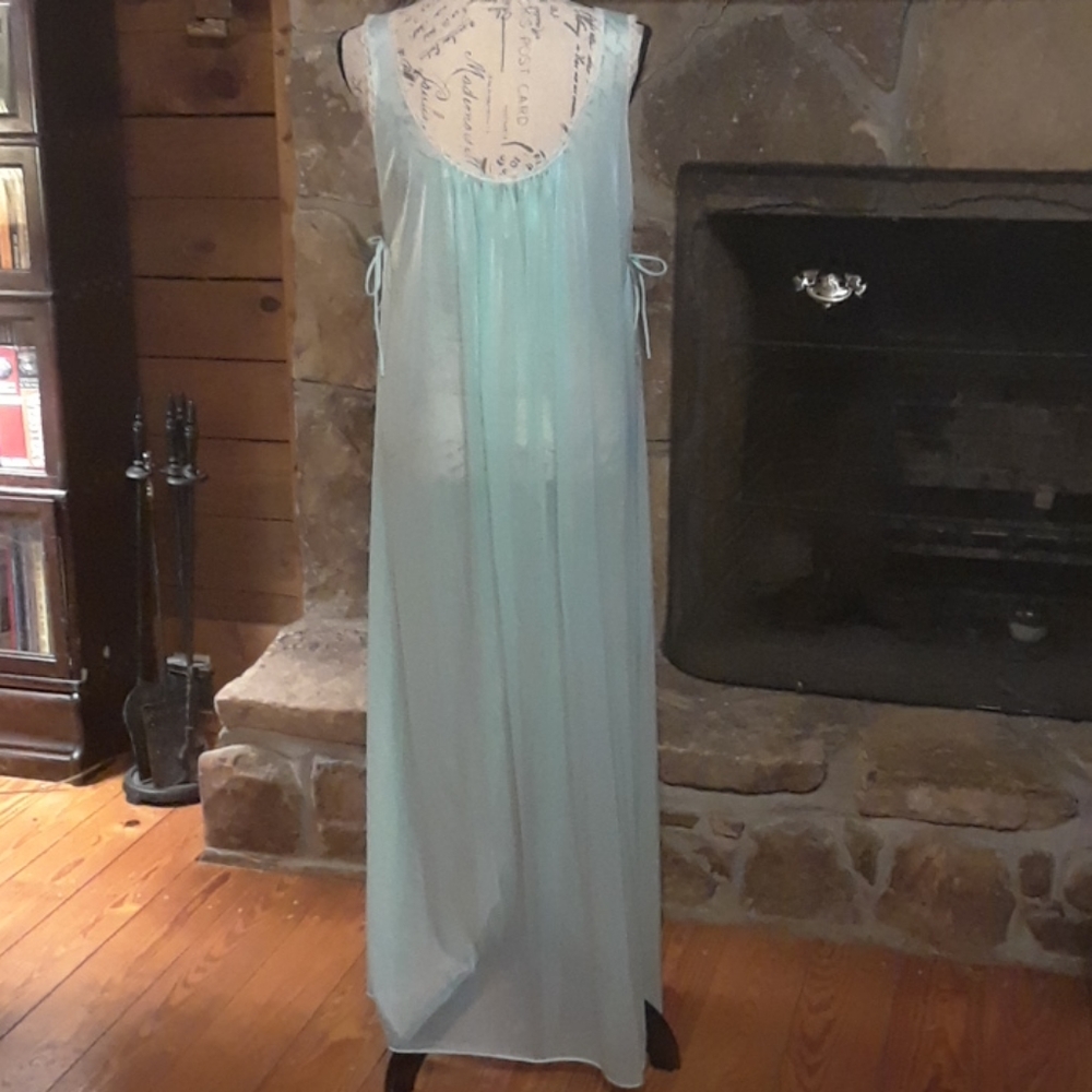 Sheer, Vintage, Open Side Gown - Gem